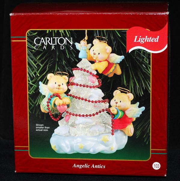 Carlton Cards Heirloom Collection ~ Angelic Antics ~ Lighted Christmas ... Carlton Cards Heirloom Collection ~ Angelic Antics ~ Lighted Christmas ...